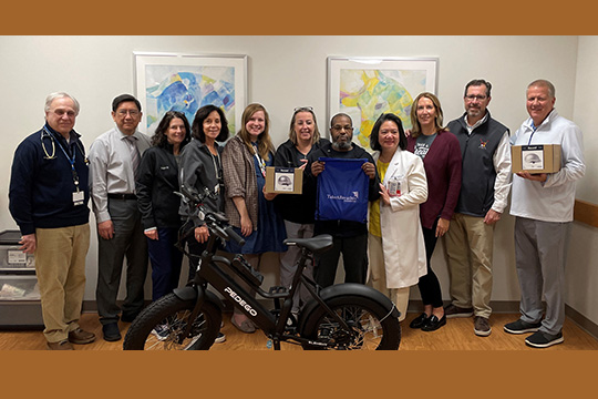 MMC Adult Cystic Fibrosis Patients Receives Gifts of Electronic Bikes